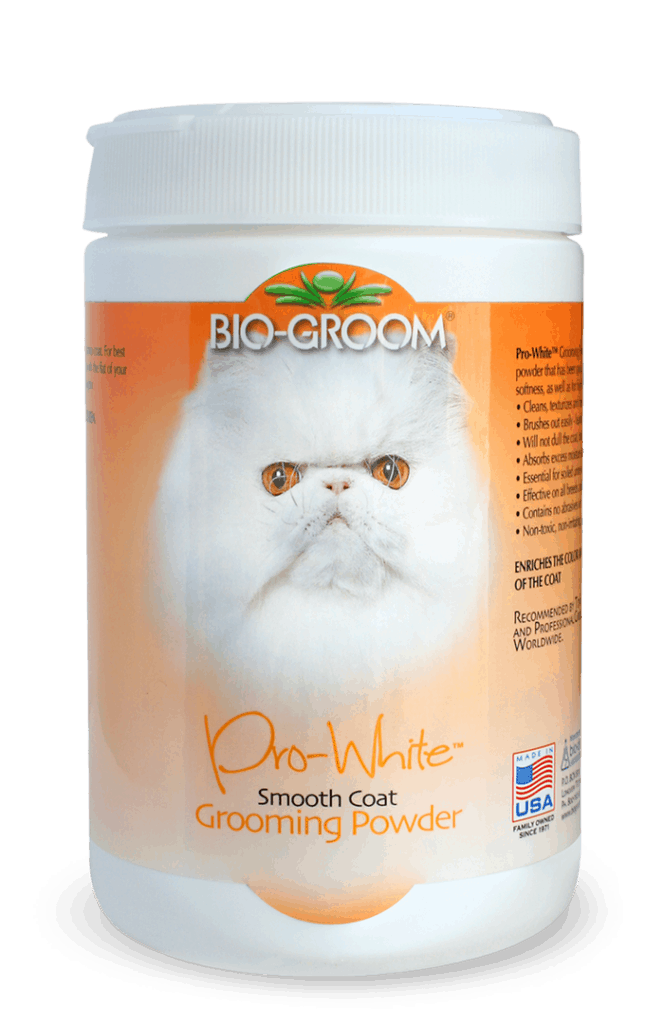 BIO-GROOM Pro-White Grooming Powder Smooth Coat 6 oz