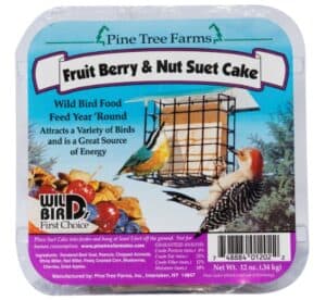 Pine Tree Farms Fruit Berry & Nut Suet Cake 12 oz | UPCO