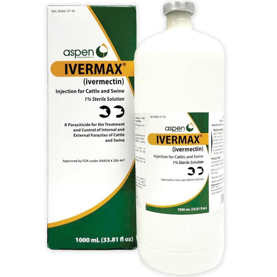 Aspen Ivermax 1% (ivermectin) Injection 1000 mL | UPCO